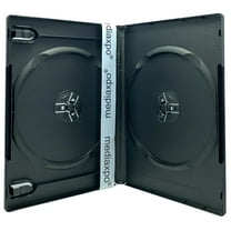 Innovera Standard DVD Storage Case, Black, 10/Pack with Interior Tabs ...