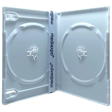 CheckOutStore 10 Standard Solid Red Color Single DVD Cases - Walmart.com