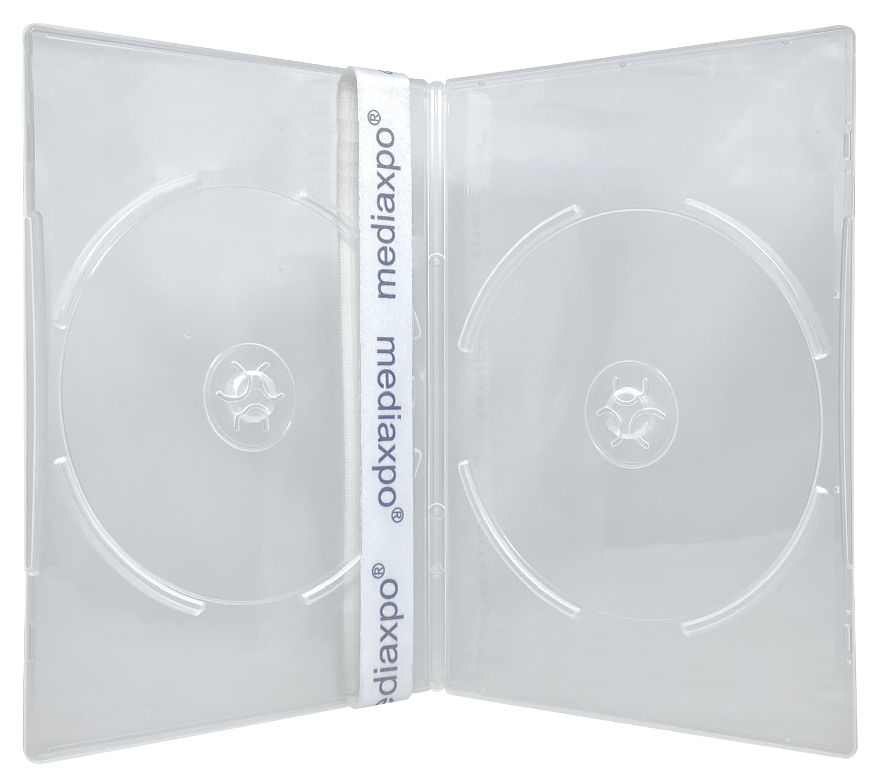 CheckOutStore 25 Slim Clear Double DVD Cases 7MM - Walmart Business ...