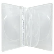 Checkoutstore Quad 4 Disc CD Jewel Case, Clear, 22mm Thick, Polystyrene ...