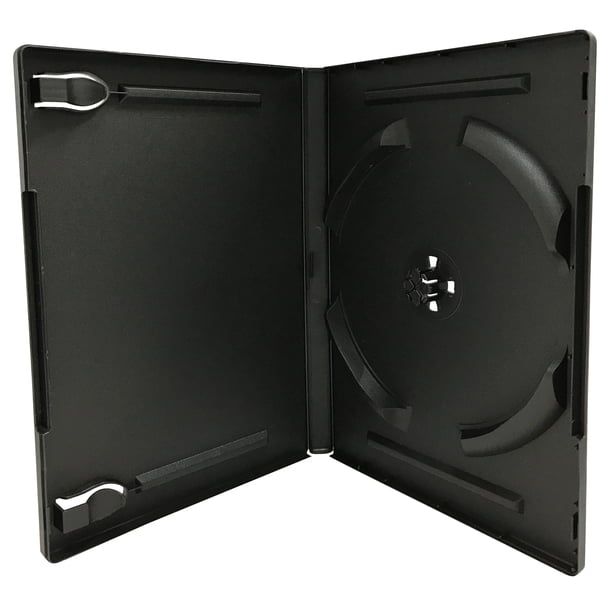 CheckOutStore 300 Standard Black 6 Disc Stackable DVD Cases - Walmart ...