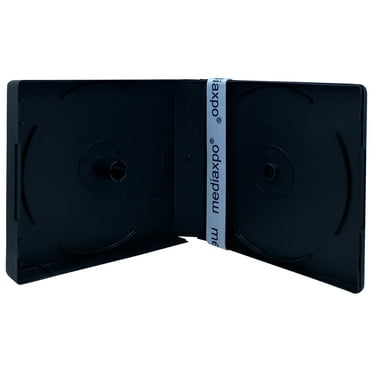 CheckOutStore Silver Aluminum CD/DVD Hanging Sleeves Storage Box (Holds ...