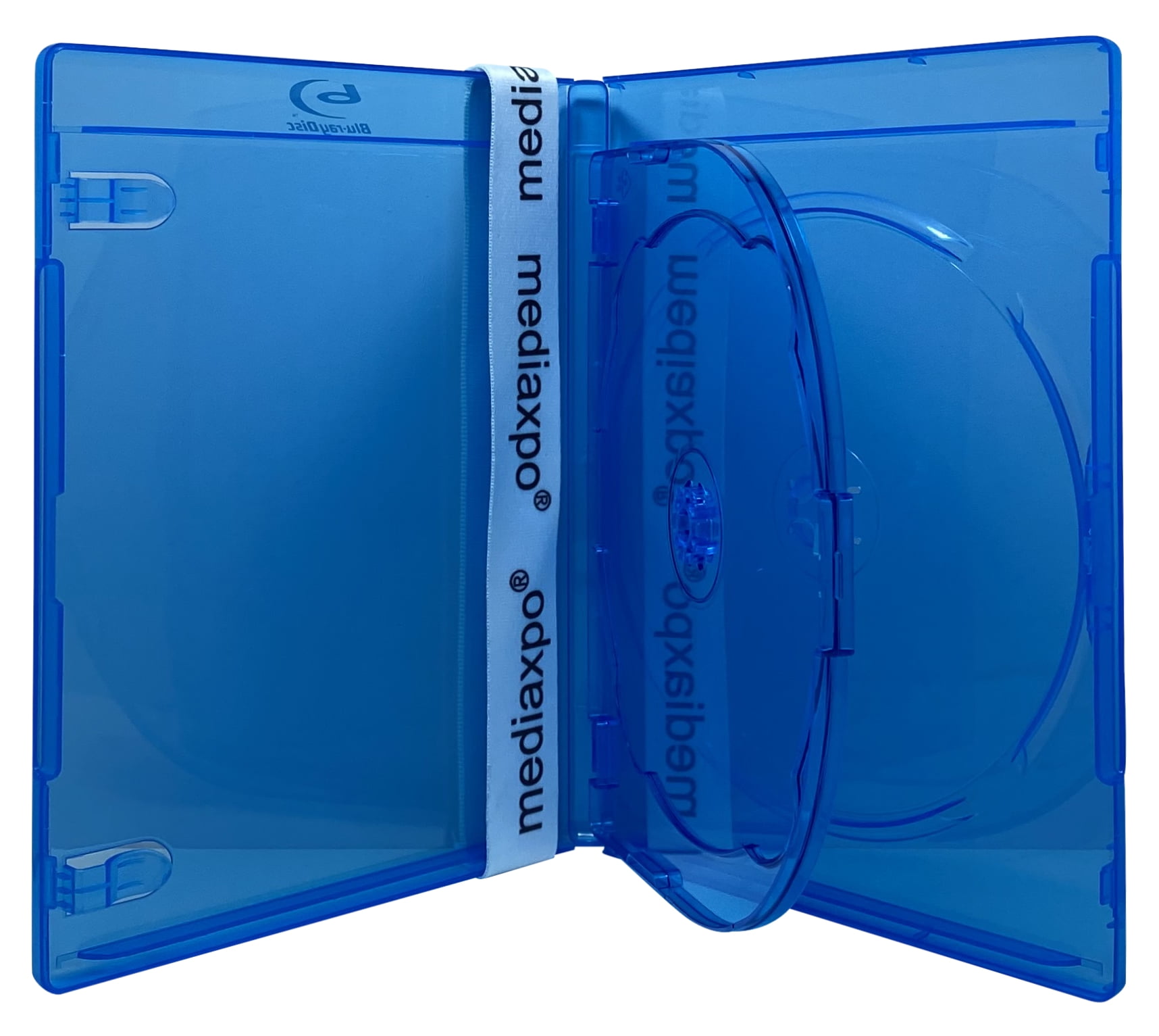 CheckOutStore 400 Premium Standard Blu-Ray Triple 3 Disc Cases 12MM ...