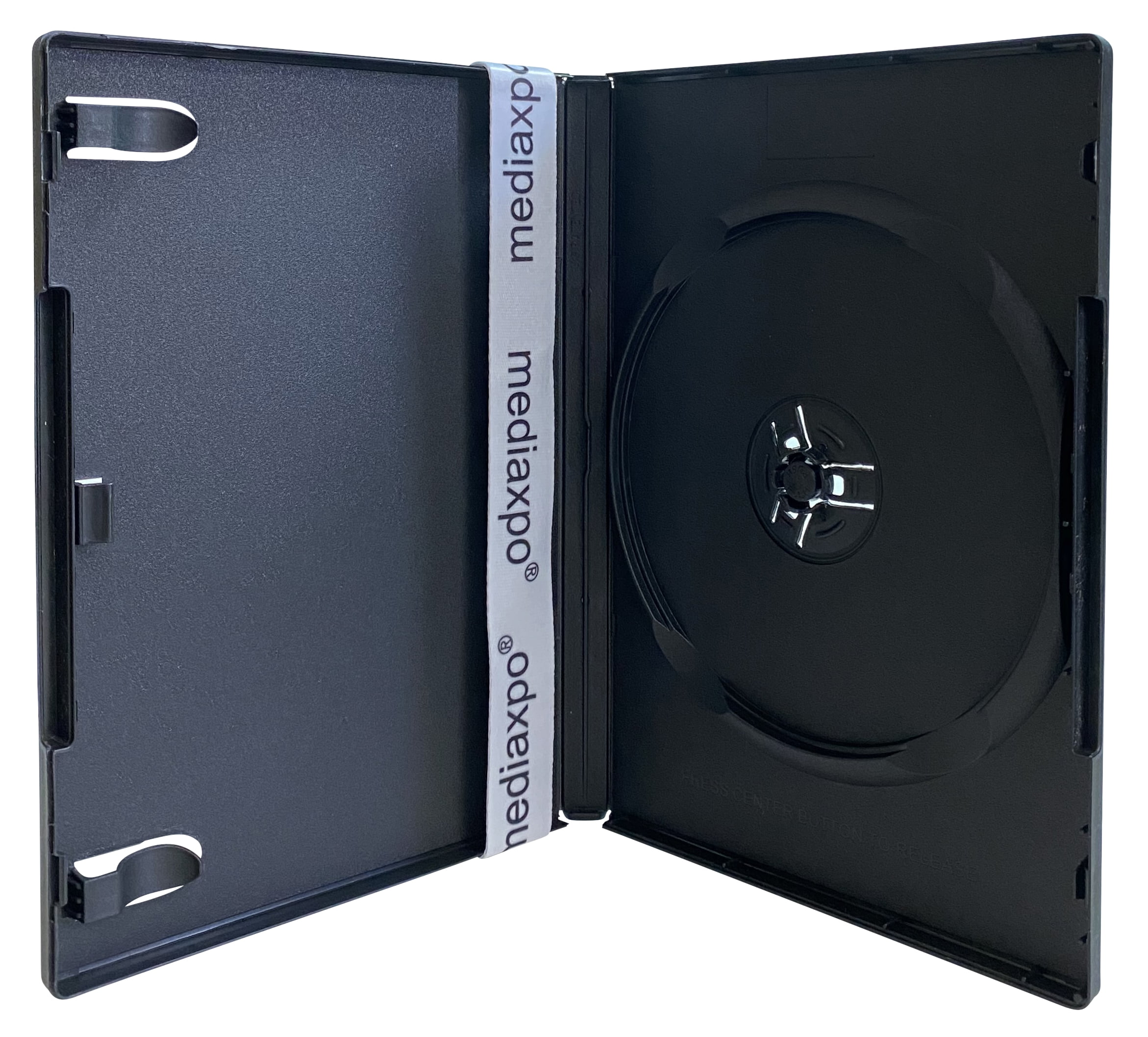 CheckOutStore 5 Standard Black Single DVD Cases 14MM (Machinable ...