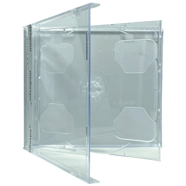CheckOutStore 10 Standard Assorted Clear Color CD Jewel Case - Walmart.com