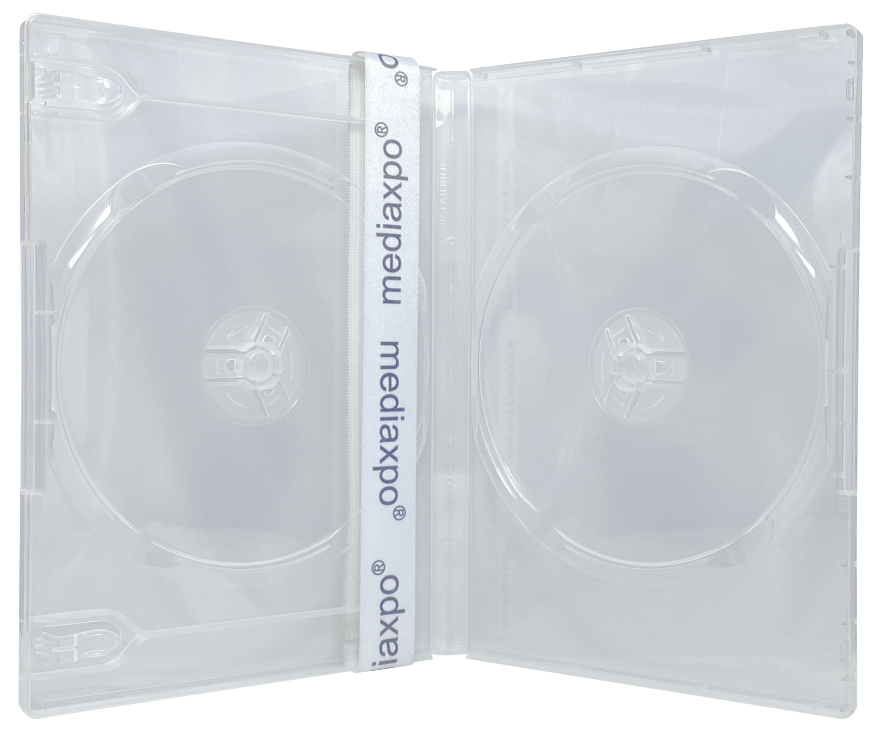 CheckOutStore 50 Standard Super Clear Double DVD Cases - Walmart ...