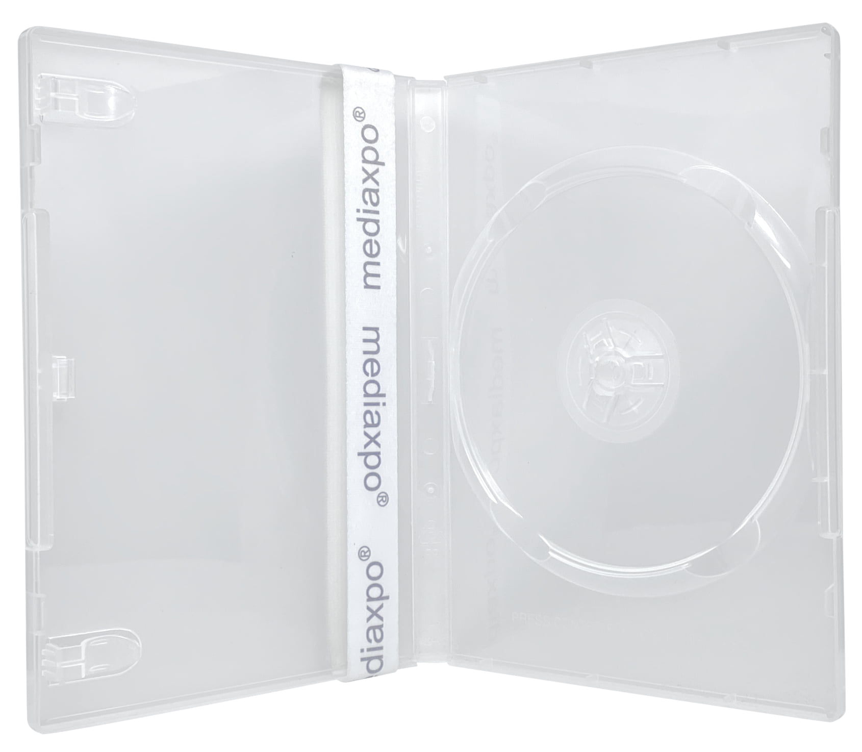 CheckOutStore 500 Standard Super Clear Single DVD Cases: Computer ...