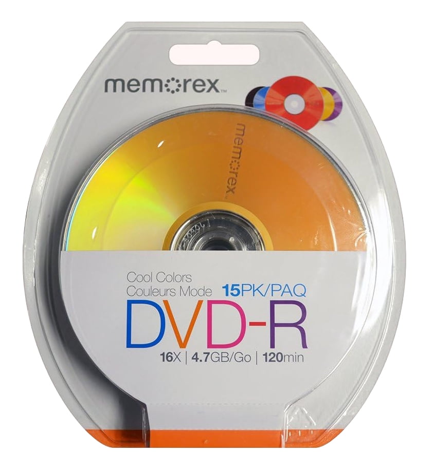 CheckOutStore 600 Memorex Cool Colors 16X DVD-R 4.7GB - Purple Black ...