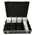 CheckOutStore Black Aluminum CD/DVD Organizer Storage Box (Holds 1000 ...