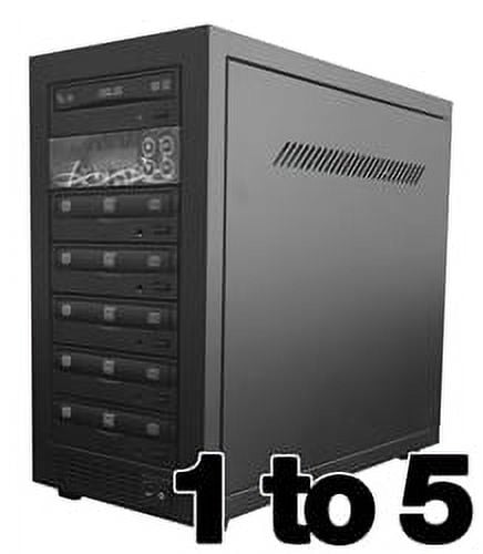 CheckOutStore DVD Duplicator built-in 24X Burner (1 to 5) - Walmart ...