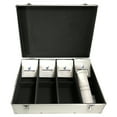 CheckOutStore Silver Aluminum CD/DVD Storage Box (Holds Up to 1000 ...