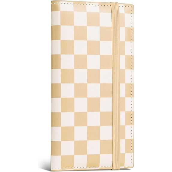 Checkbook Cover for Women & Men, PU Leather Blocking Check Book Cover ...