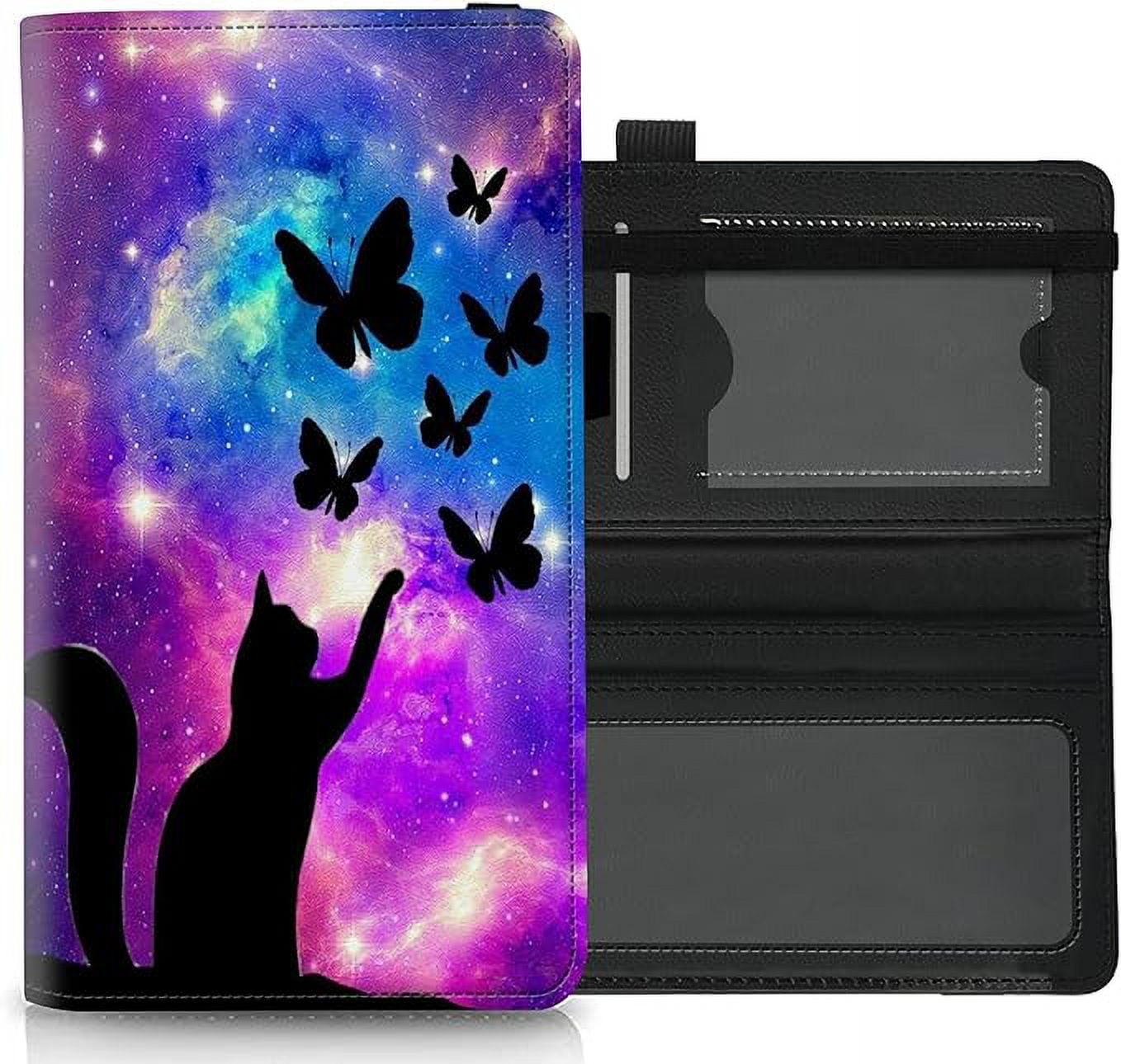 Checkbook Cover for Women Men Premium Leather Check Book Holder Wallet ...