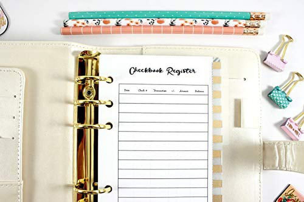Checkbook Register Inserts for Personal Size Planners - Walmart.com