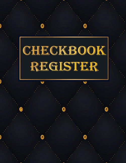 Checkbook Register : Large Print, Simple Checkbook Register: Check ...