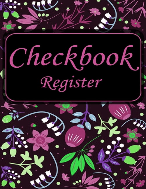 Checkbook Register : Large Print, Simple Checkbook Register: Check ...