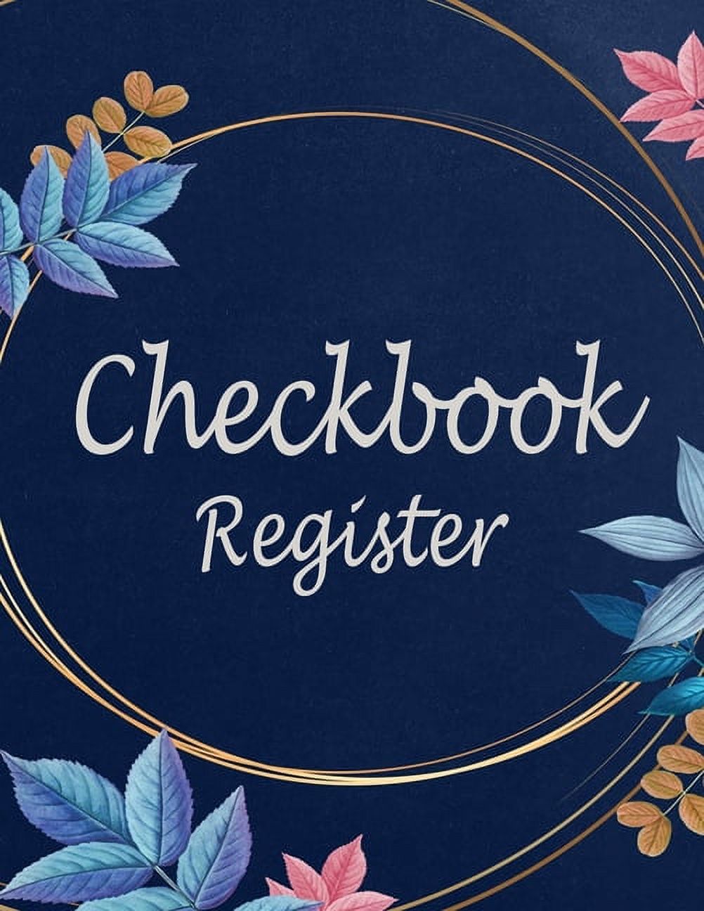 Checkbook Register : Large Print, Simple Checkbook Register: Check ...