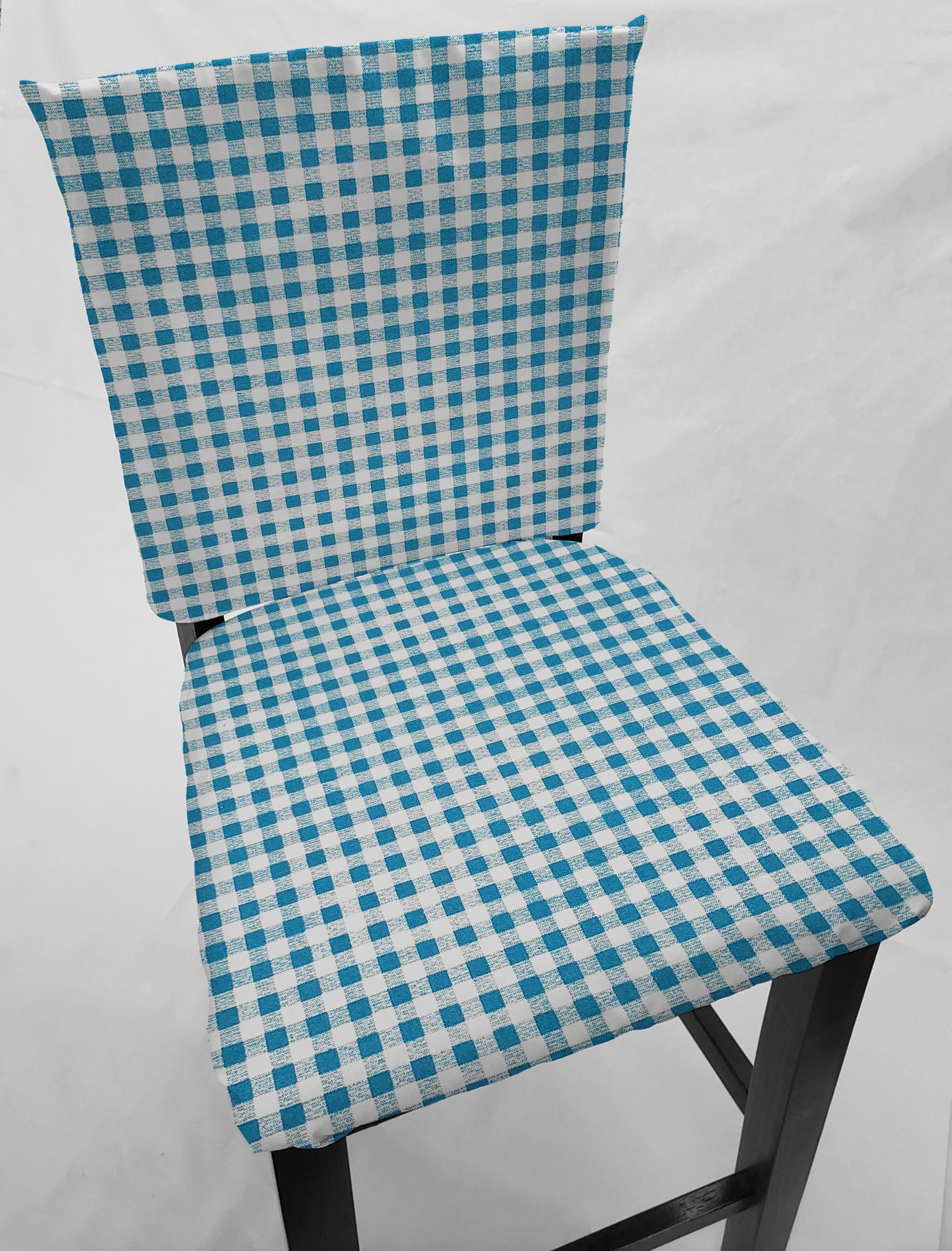 Checked Gingham Dining Room Chair Back Covers or Seat Covers by Penny's ...