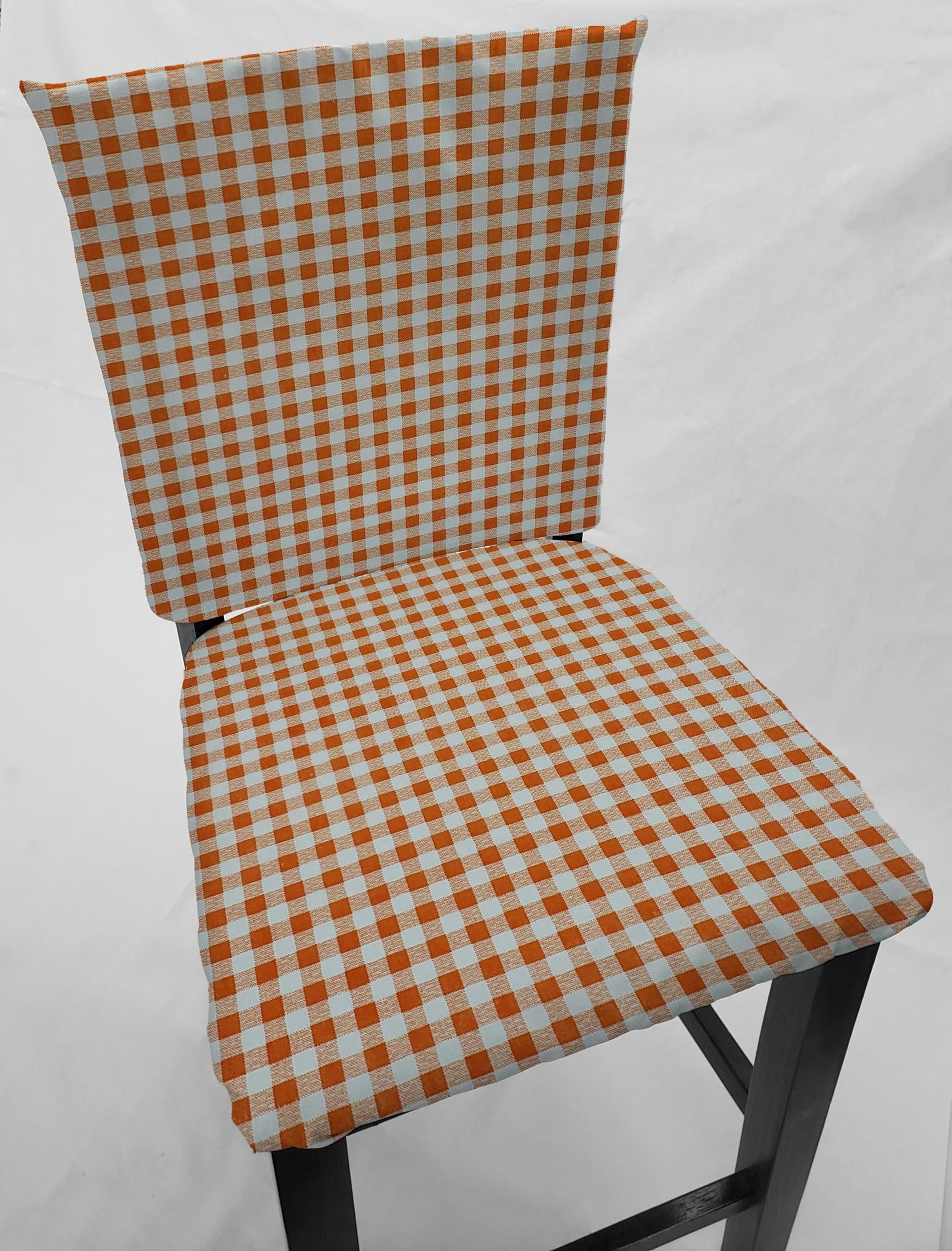 Checked Gingham Dining Room Chair Back Covers or Seat Covers by Penny's ...