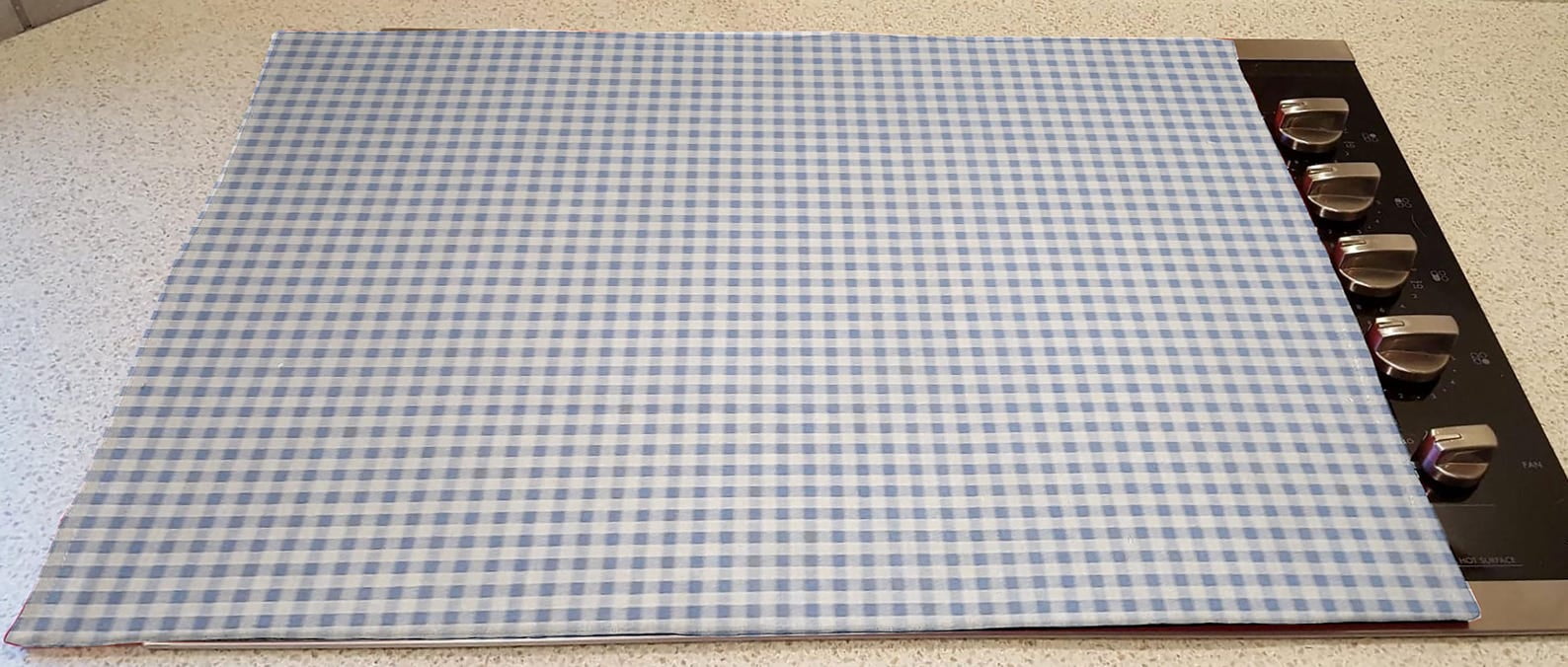 Checked Gingham Stove Top / Cook Top Cover & Protector by Penny's ...
