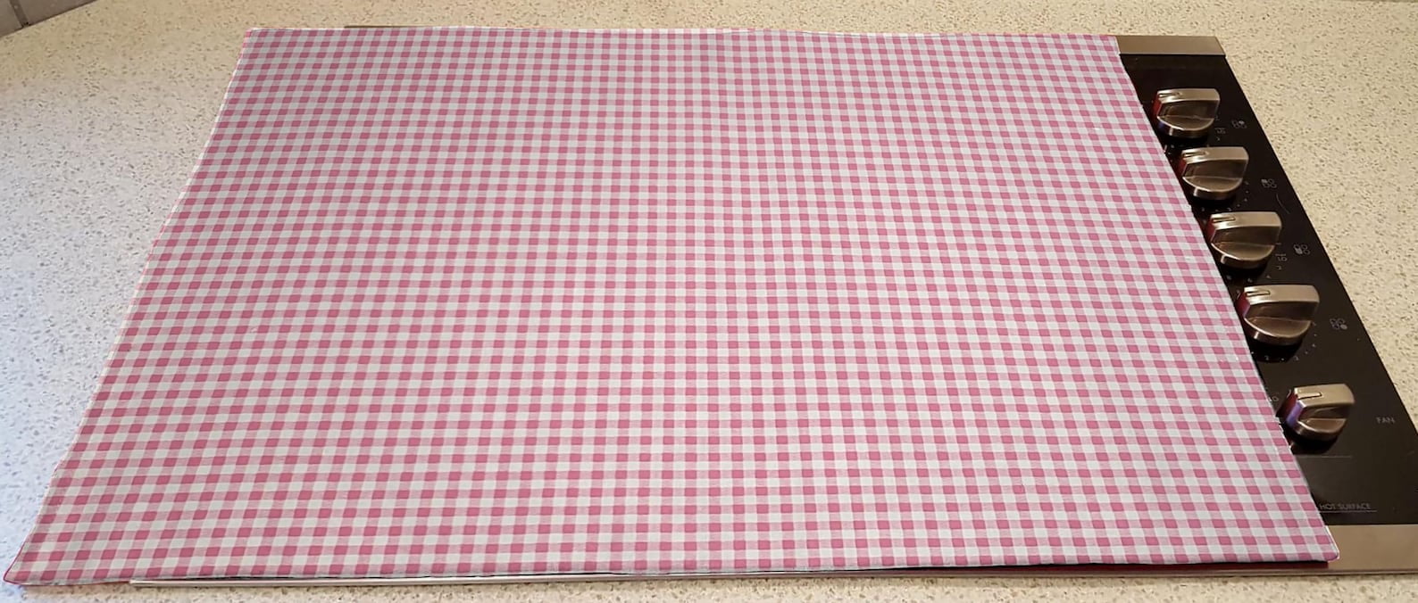 Checked Gingham Stove Top / Cook Top Cover & Protector by Penny's ...