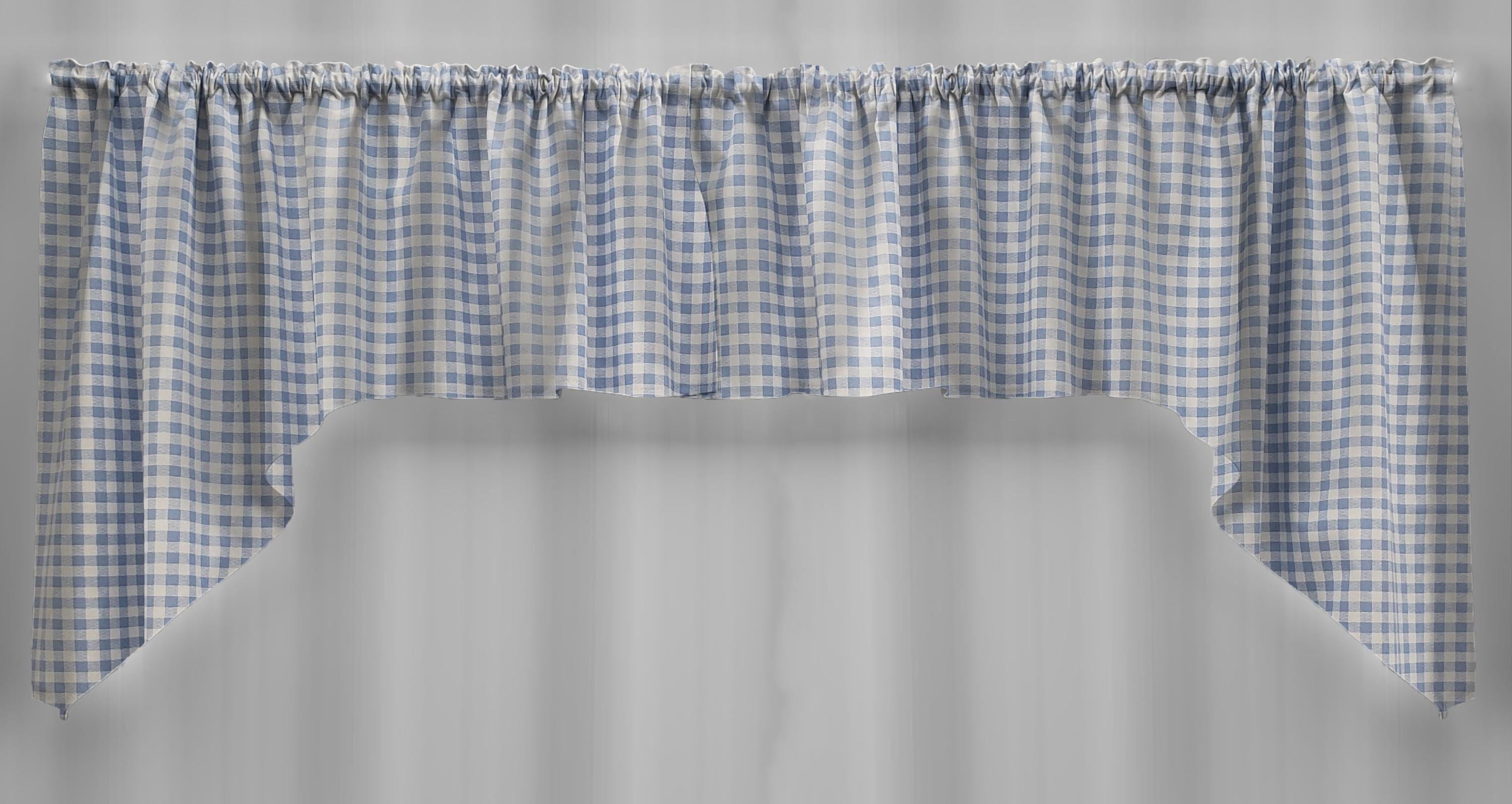 Checked Gingham Swag Panels by Penny's Needful Things (Set of 2) 24 ...