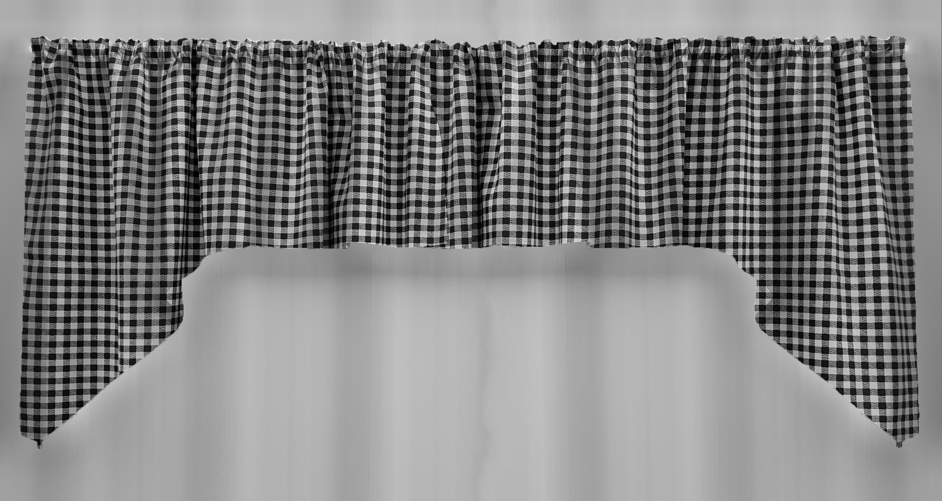 Checked Gingham Swag Panels by Penny's Needful Things (Set of 2) 36 ...