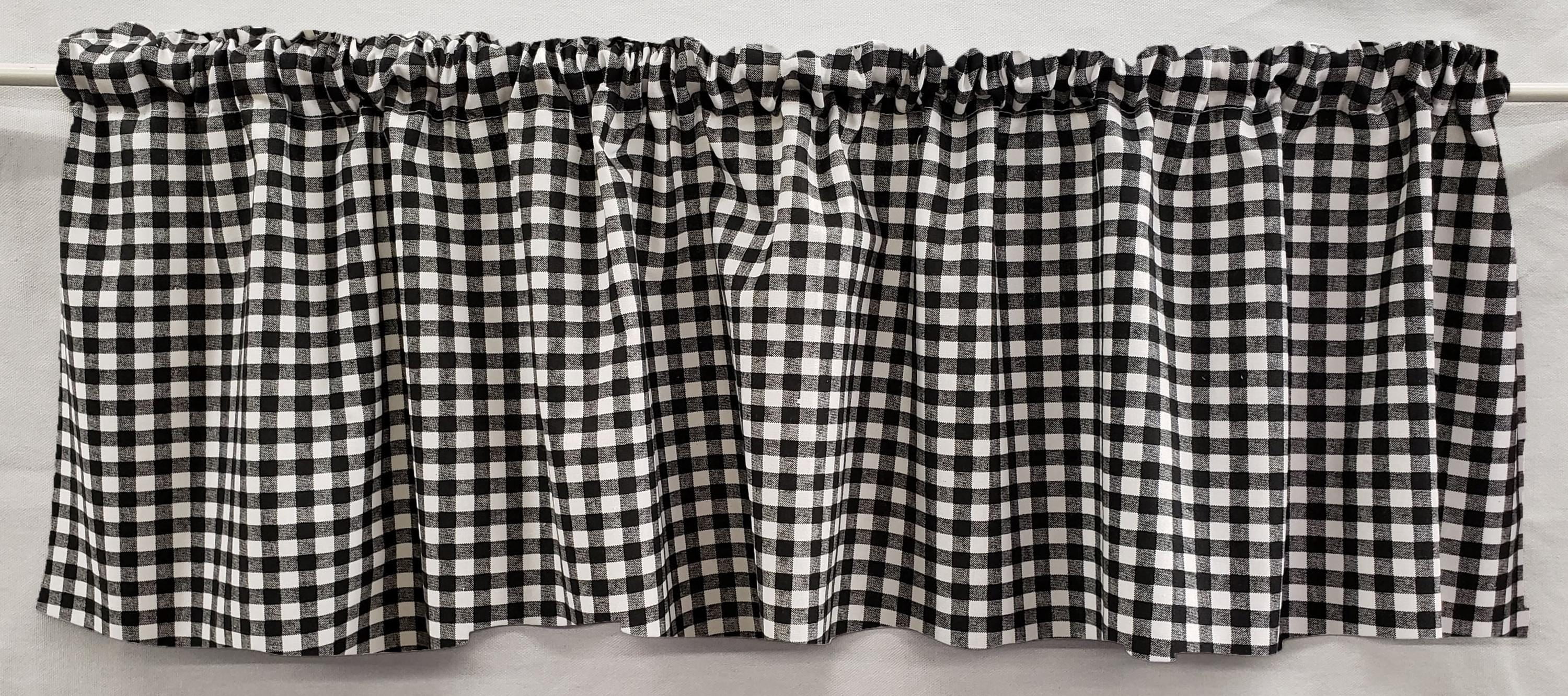 Checked Gingham Valances by Penny's Needful Things (Two Valance Panels ...