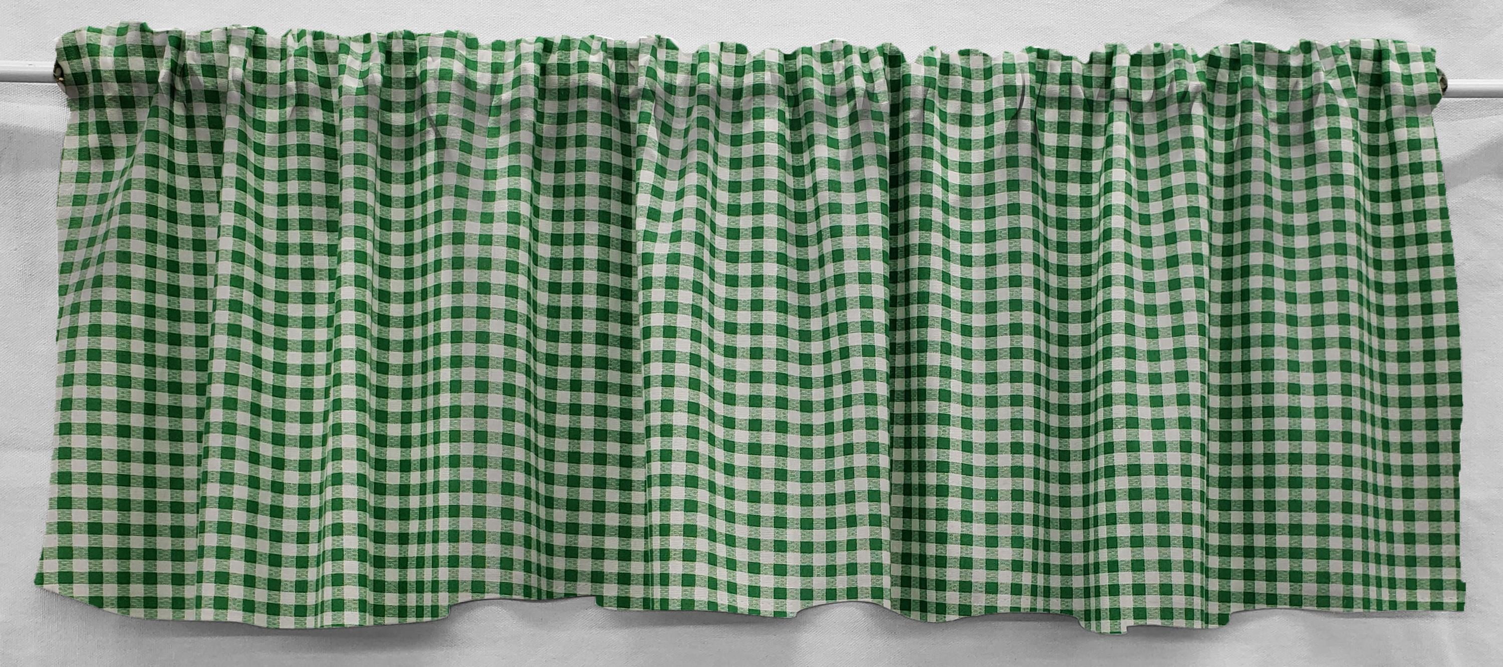 Checked Gingham Valances by Penny's Needful Things (Two Valance Panels ...