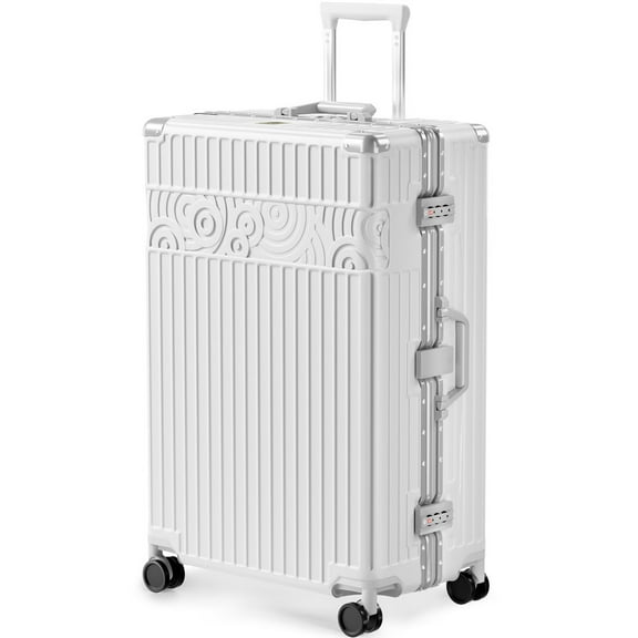 Carry On Luggage 20 inch Aluminum Frame with Spinner Wheels Hardshell ...