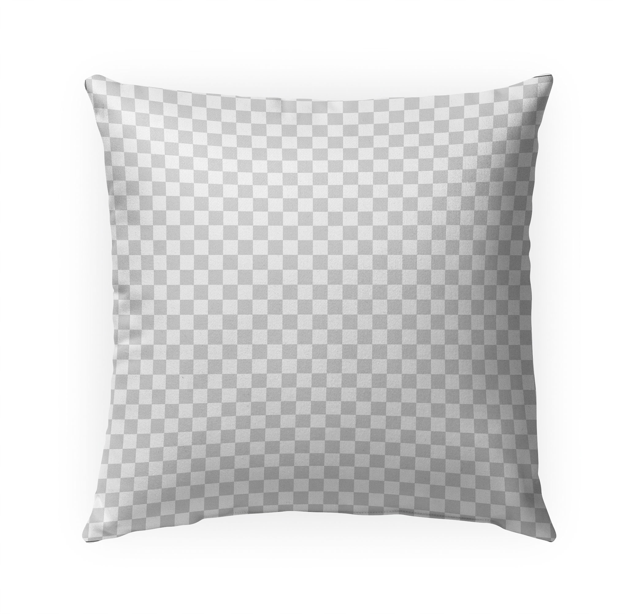 Checker Board Grey Outdoor Pillow by Kavka Designs - Walmart.com