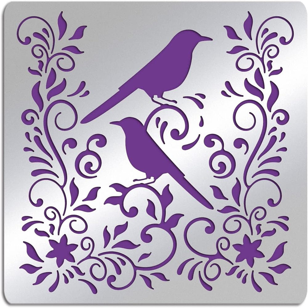 Checker Board Metal Stencils 6 Inch Square Scrapbooking Drawing ...