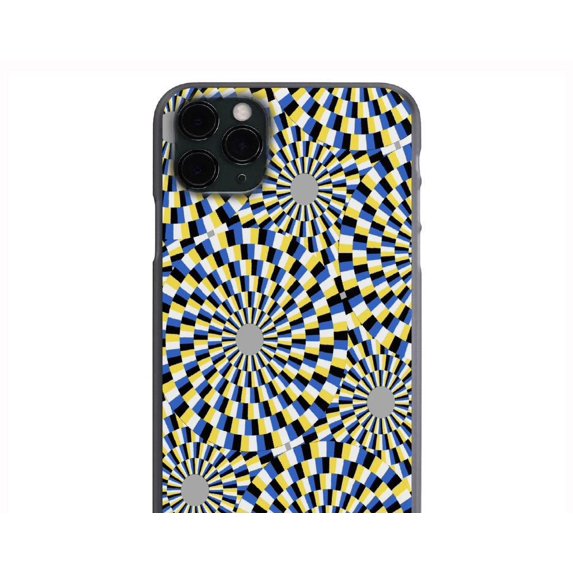 Checker Hypnotic Optical Illusion Retro Pattern for iPhone 17 to 11 Pro ...