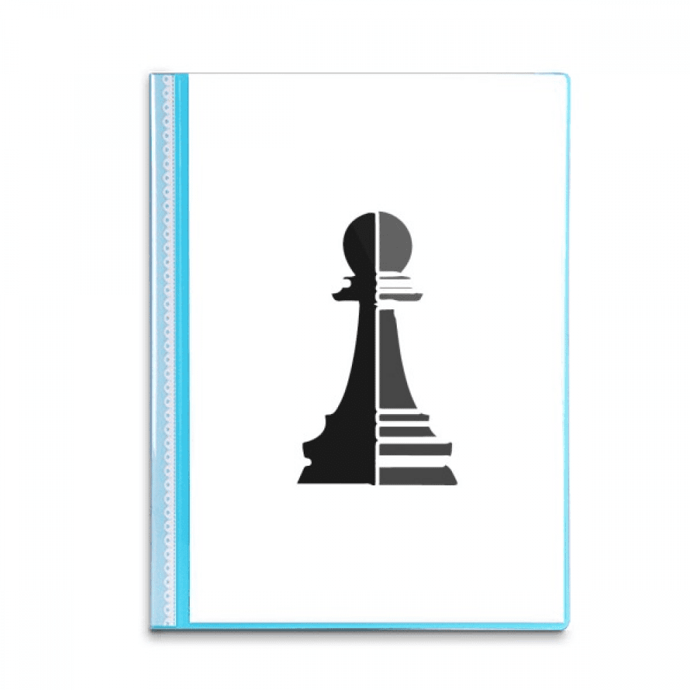 Checkerboard Black Word Chess Book Sheet Protectors Portfolio Binder ...