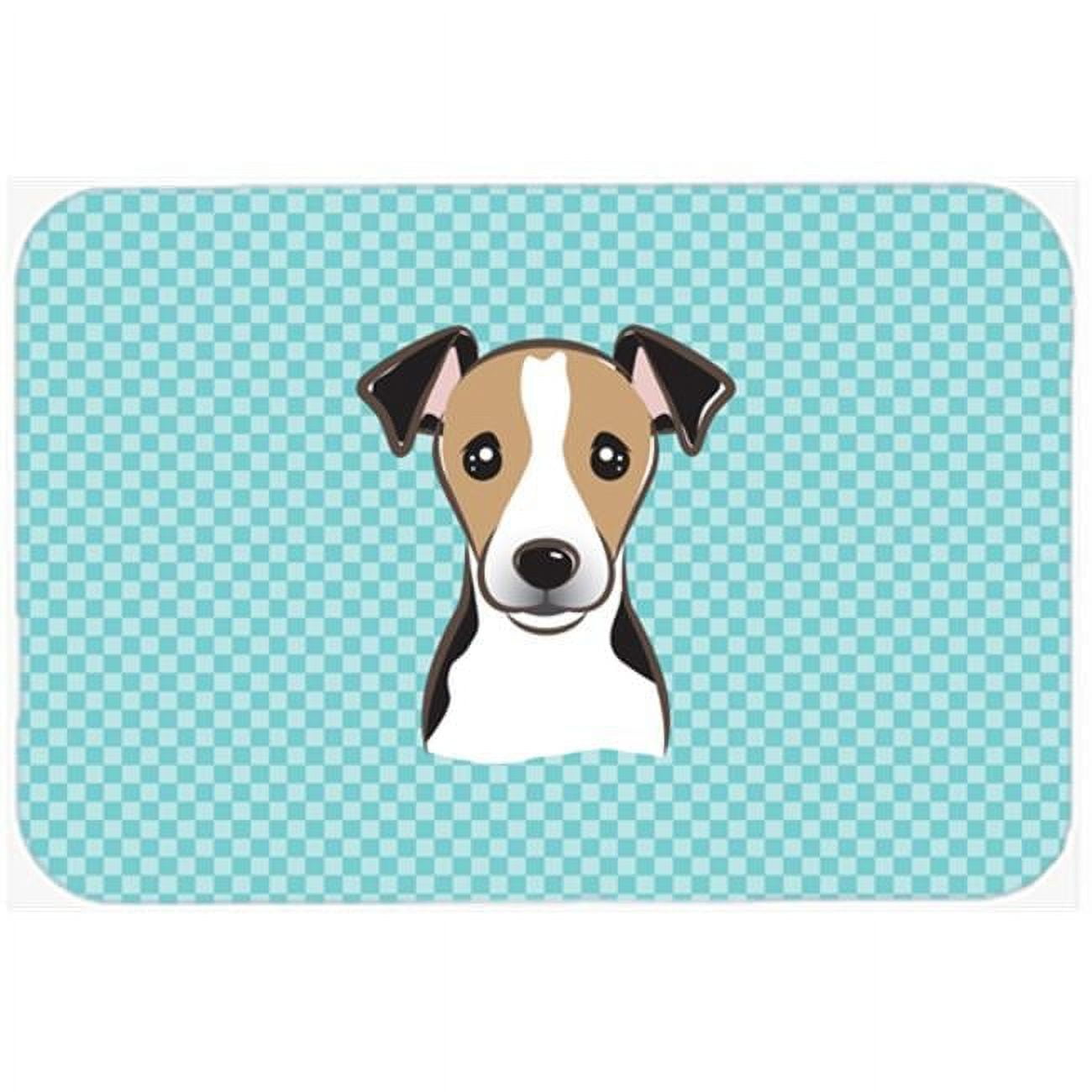 Checkerboard Design with Dog Mouse Pad, Hot Pad or Trivet: Computer ...
