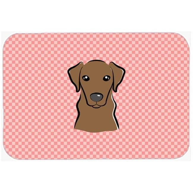 Checkerboard Design with Dog Mouse Pad, Hot Pad or Trivet - Walmart.com