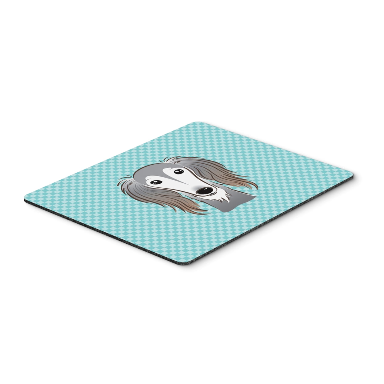 Checkerboard Design with Dog Mouse Pad, Hot Pad or Trivet - Walmart.com