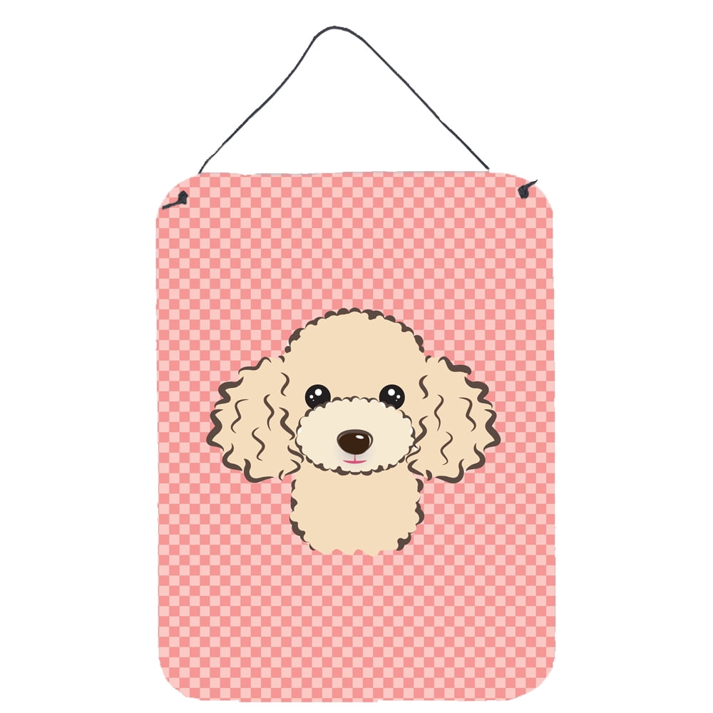 Checkerboard Design with Dog Wall or Door Hanging Prints - Walmart.com