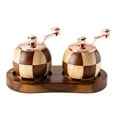 Checkerboard Hand Crank Salt and Pepper Grinder Set Fashion Manual ...