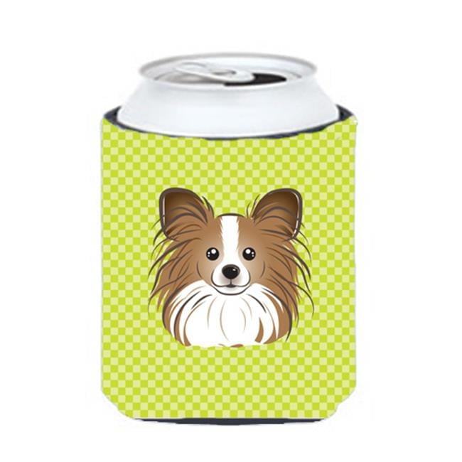 Checkerboard Lime Green Papillon Can Or Bottle Hugger, 12 Oz. - Walmart.com
