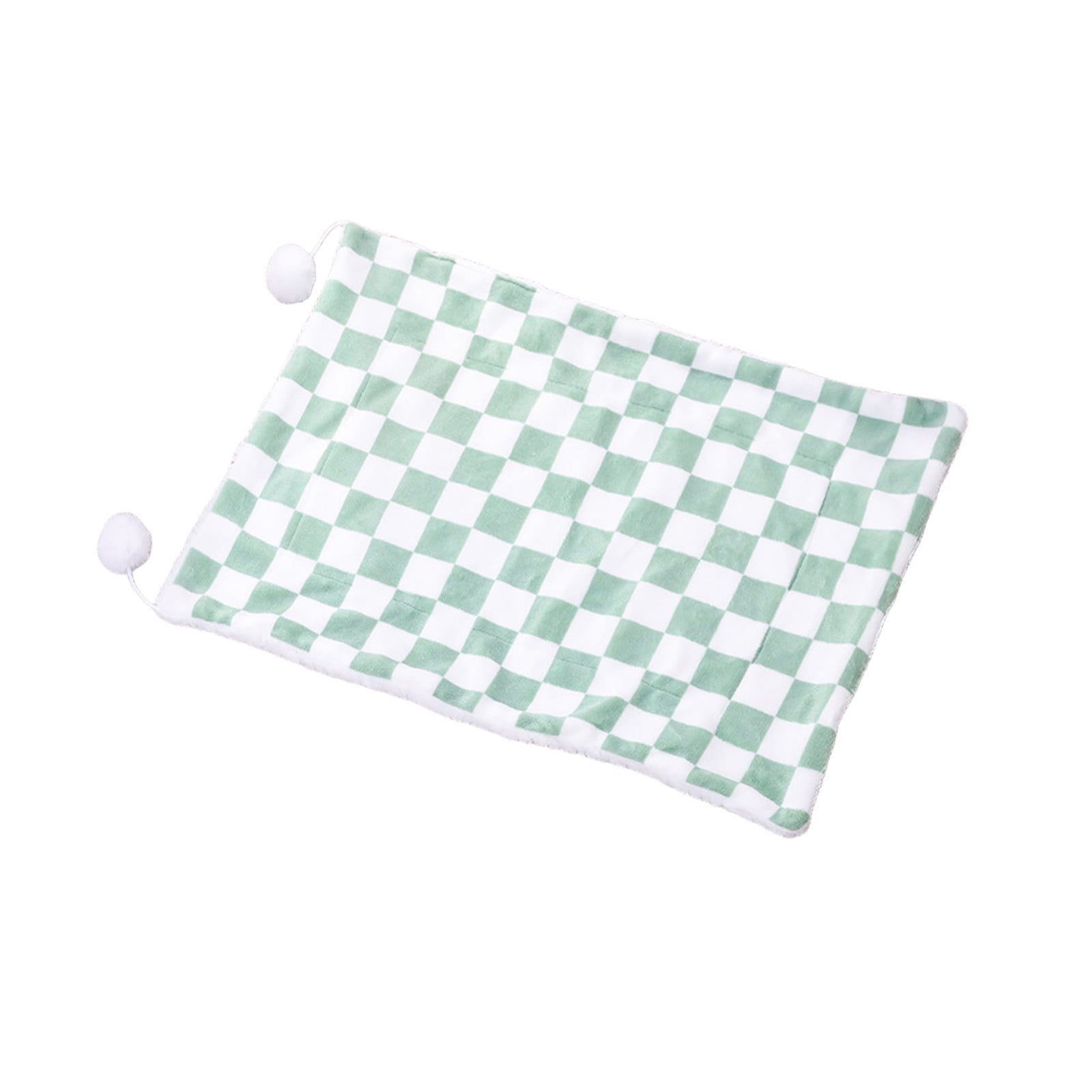 Checkerboard Pattern Pet Blanket,Double-Sided Dermatological-Friendly ...
