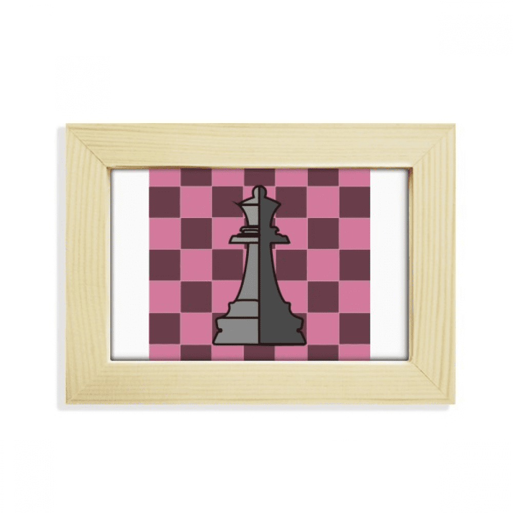 Checkerboard Queen White Word Chess Desktop Decorate Photo Frame ...