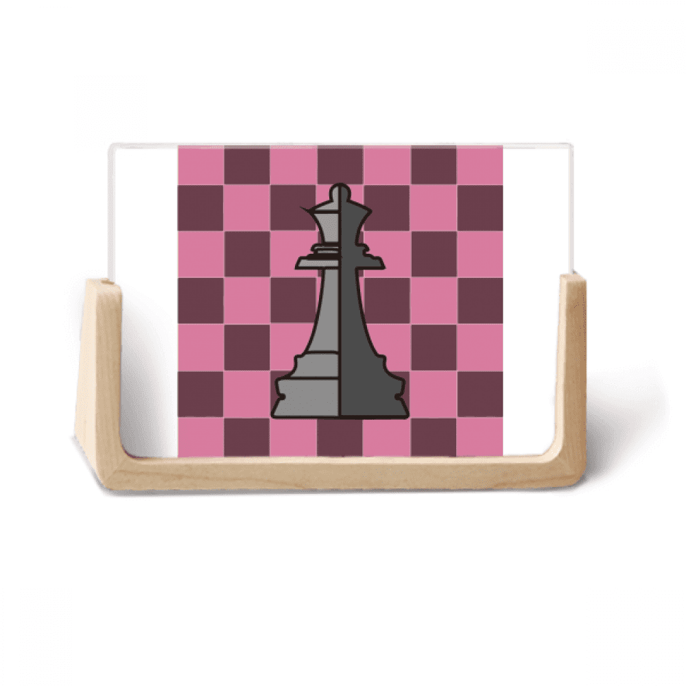 Checkerboard Queen White Word Chess Photo Wooden Photo Frame Tabletop ...
