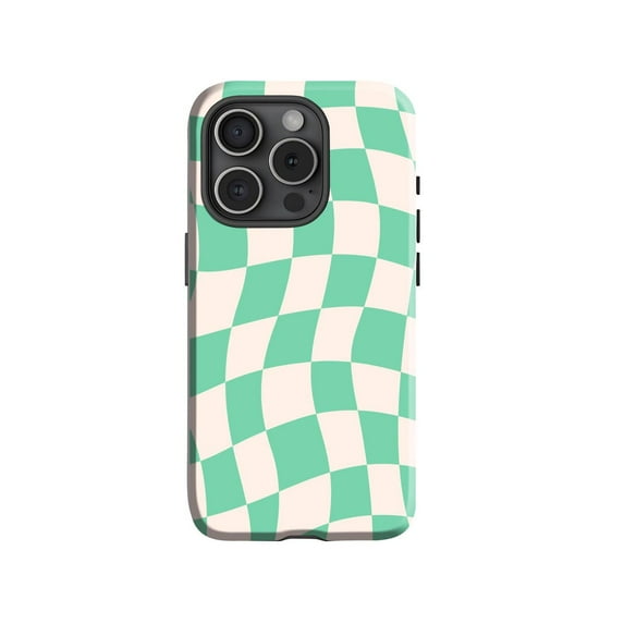 Checkerboard Wave Cute Stylish Protective Durable Tough Case with ...