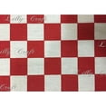 Checkered 1" Red White Poly Cotton Fabric - Sold By The Yard - 58" / 60 ...