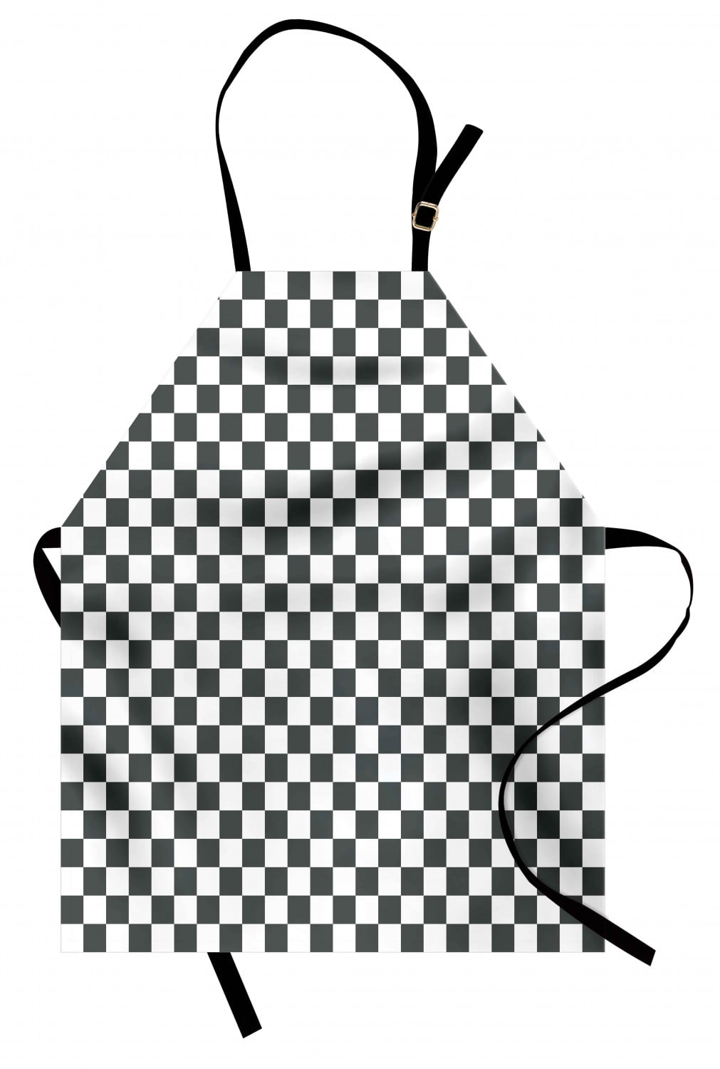 Checkered Apron Monochrome Composition with Classical Chessboard ...