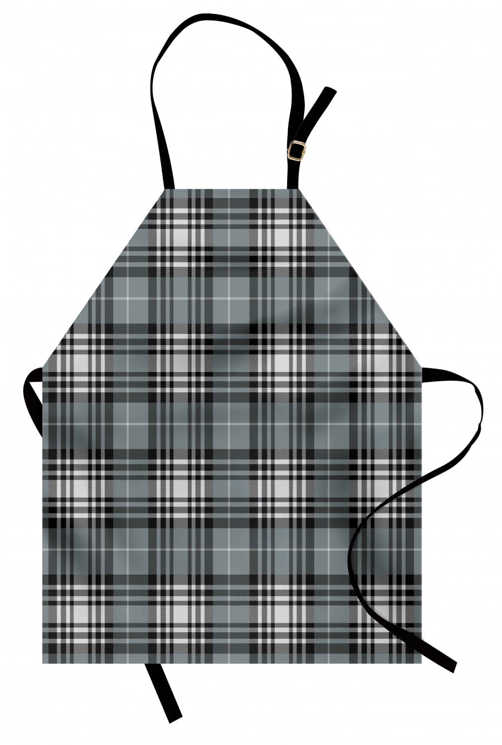 Checkered Apron Old Fashioned Plaid Tartan in Dark Colors Classic ...