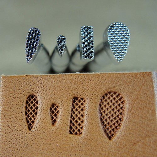 Checkered Background Stamps, Set of 4, Craft Japan Leather Stamping ...