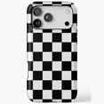 Checkered Black and White Retro Skater Emo Racing Pattern Case for ...