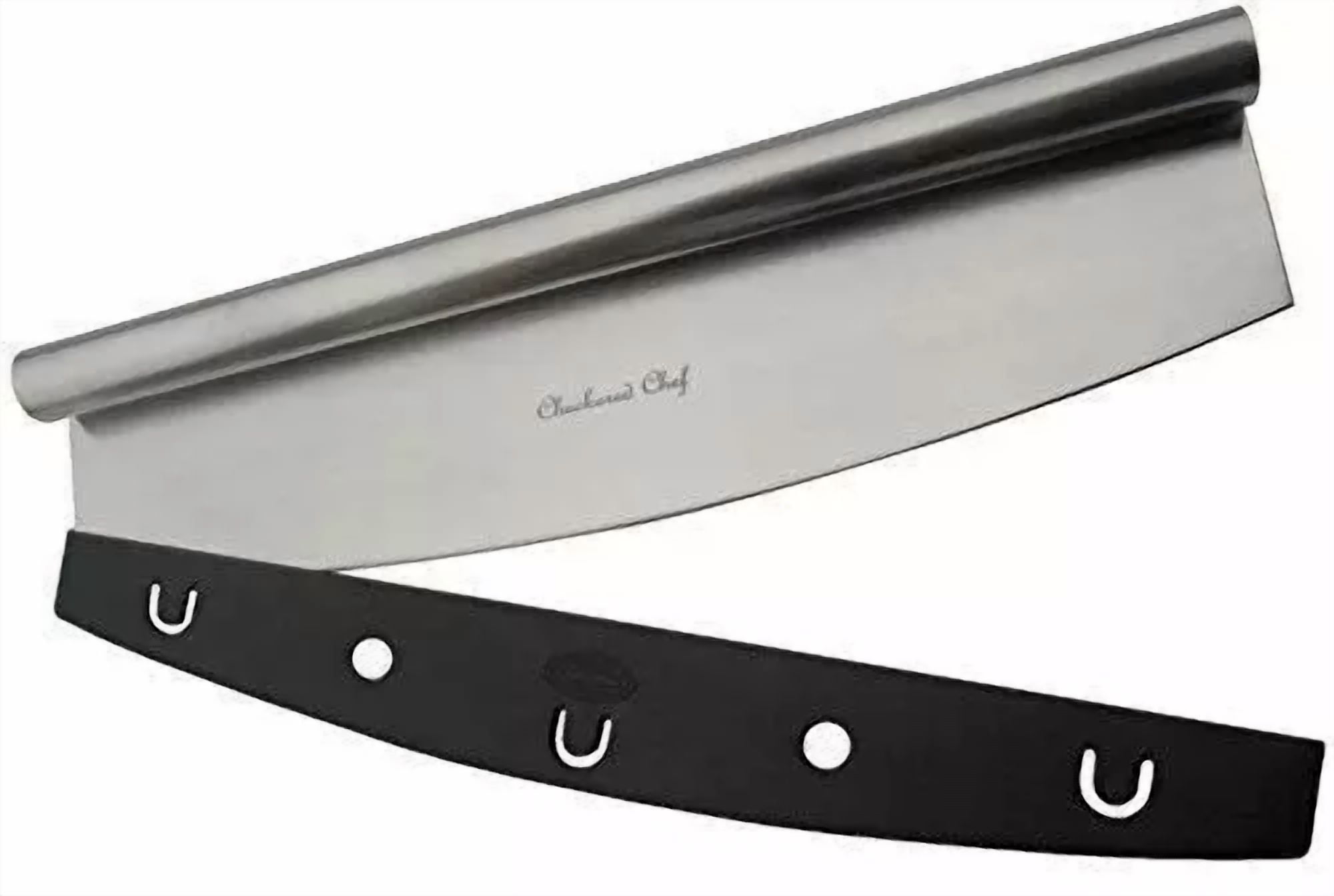 Checkered Chef Pizza Cutter Sharp Rocker Blade With Cover. Heavy Duty ...